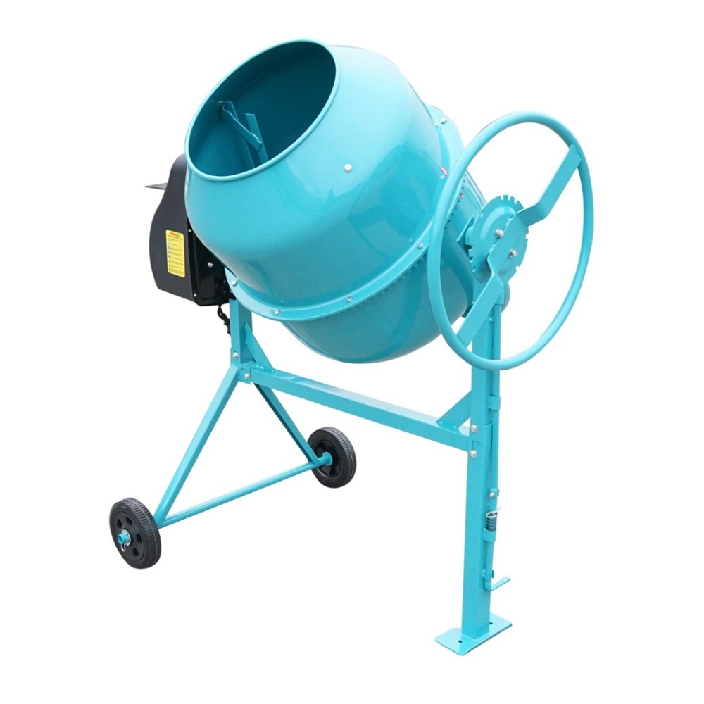 Betoniera 800W cu Cuva 200L, Pinion și Coroana din Fontă – Performanță ...