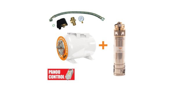 Kit Ruris Pompa + Hidrofor Dunarea 24, 750W, 15m