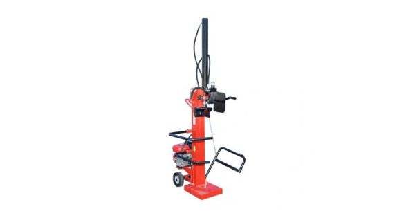 Despicator lemne vertical cu motor pe benzina 196CC, putere despicare ...