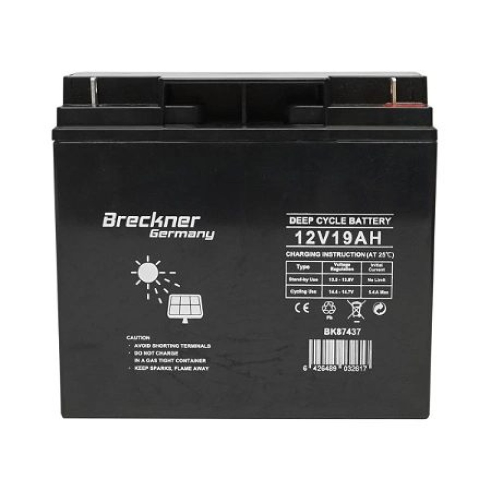 Baterie pentru panou solar 12V 19Ah Breckner Germany - BK87437