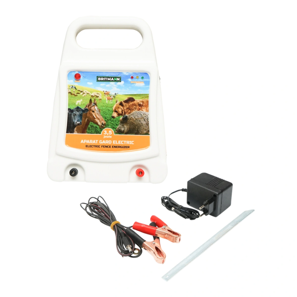Aparat generator impulsuri 12/220V 3,5 Joule, gard electric Britmann ...