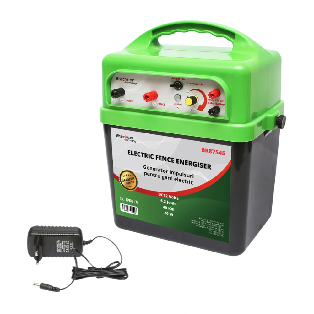 Gard Electric Breckner 220V/12V – Protecție de 40 km pentru Fermieri ...
