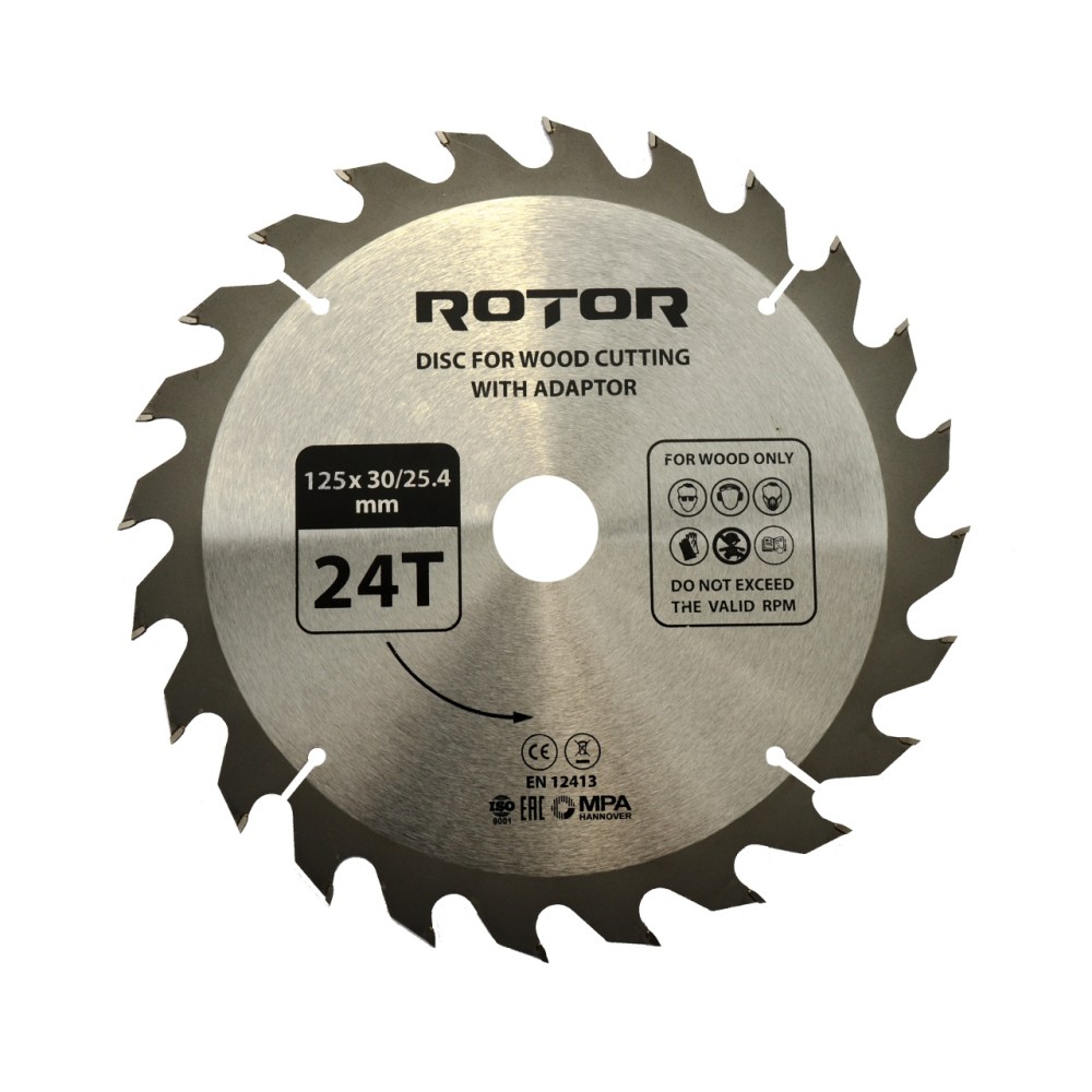 Disc taiat lemn ROTOR 125*22,23 24T - 16003
