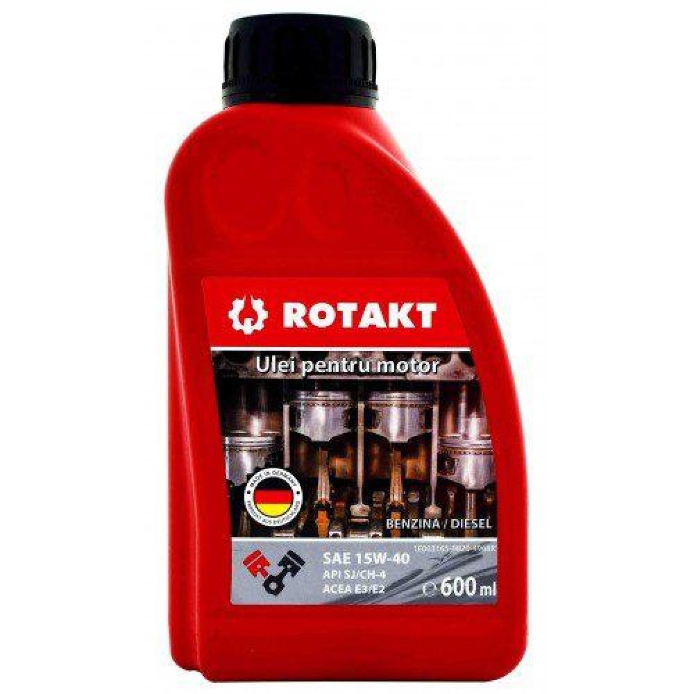 Ulei Rotakt SAE 15W-40, API SJ/CF-4 Pentru Motoarele In 4 timpi 600ml ...
